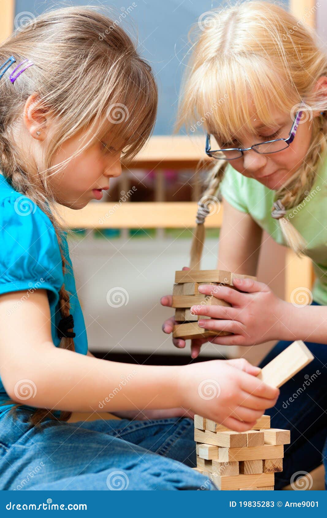 Children playing at home stock image. Image of braids - 19835283