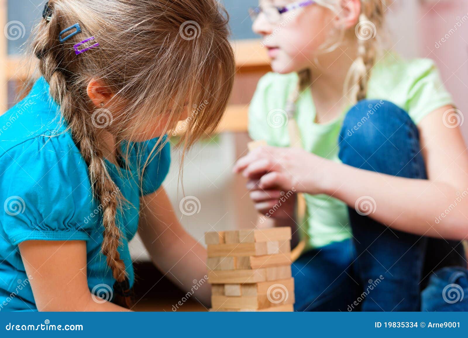 Children playing at home stock photo. Image of leisure - 19835334