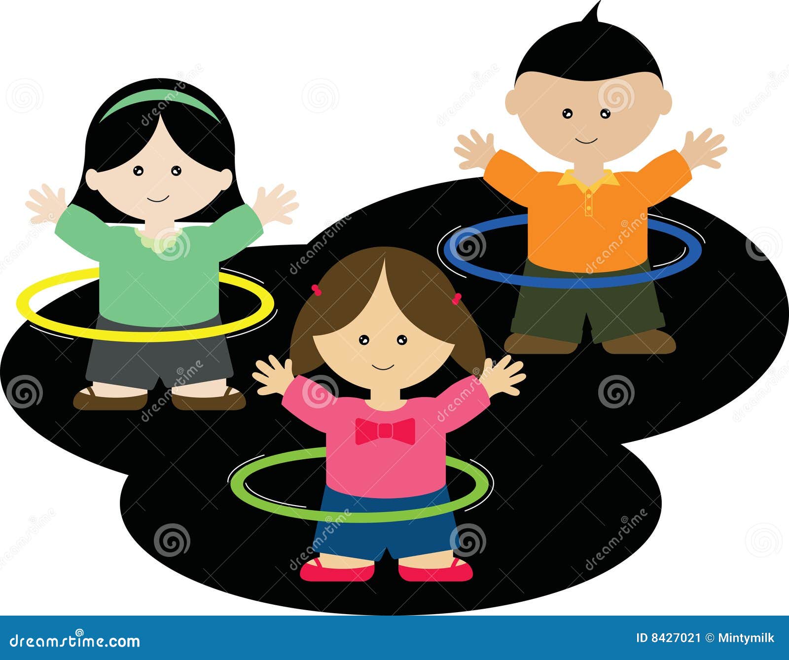 Hula Hoops Vector Illustration | CartoonDealer.com #6358854