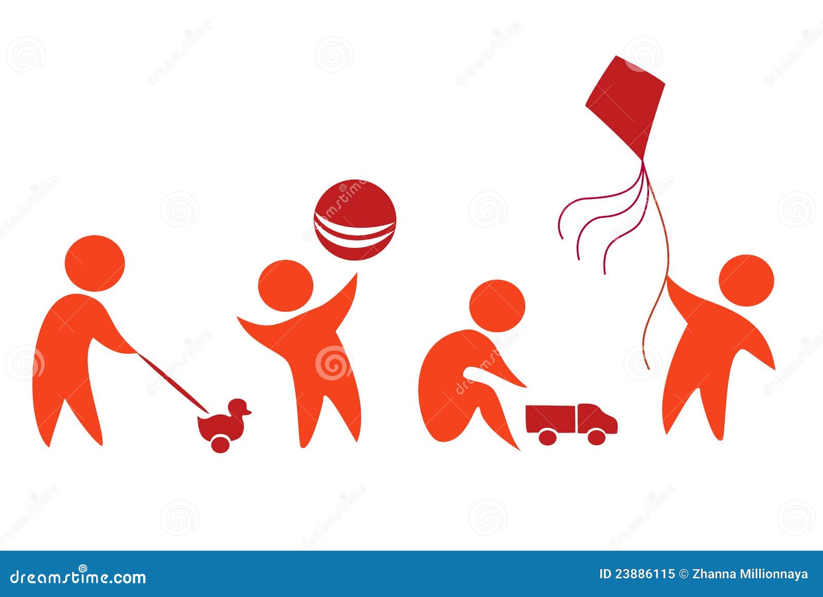 Children Playing Icon