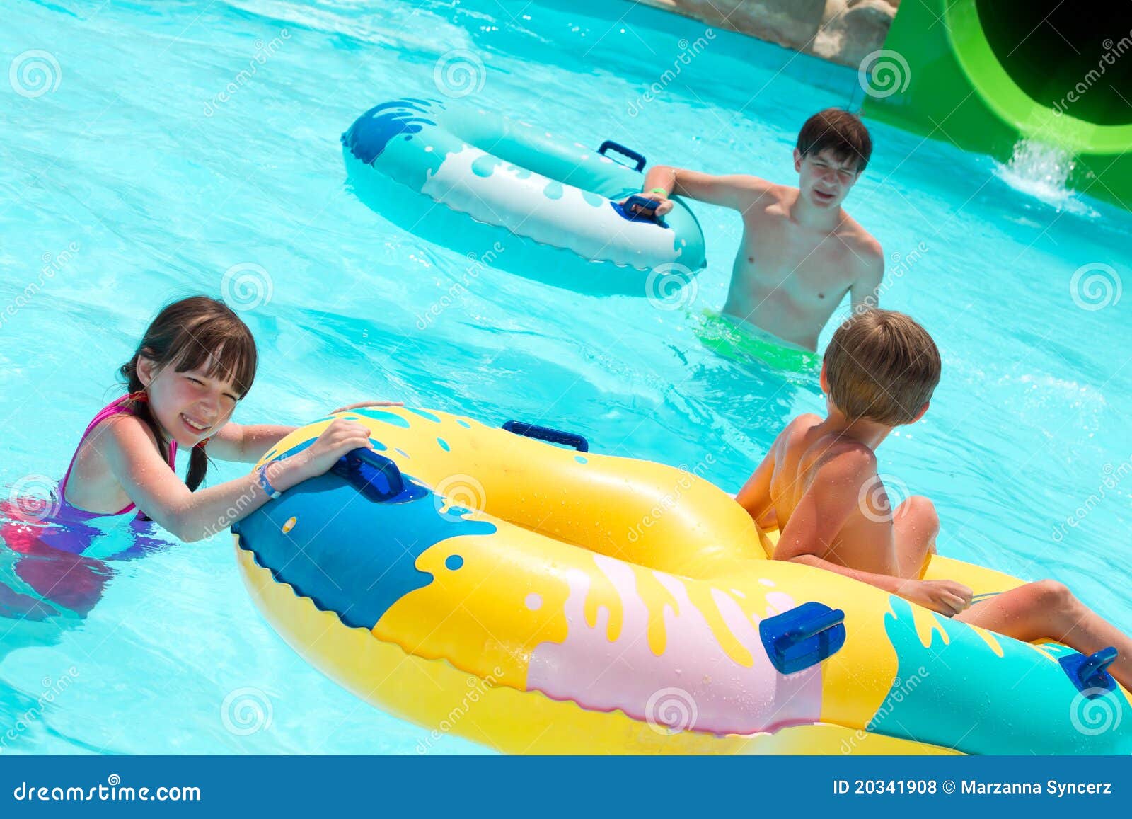 Children playing in pool stock photo. Image of smiling - 20341908