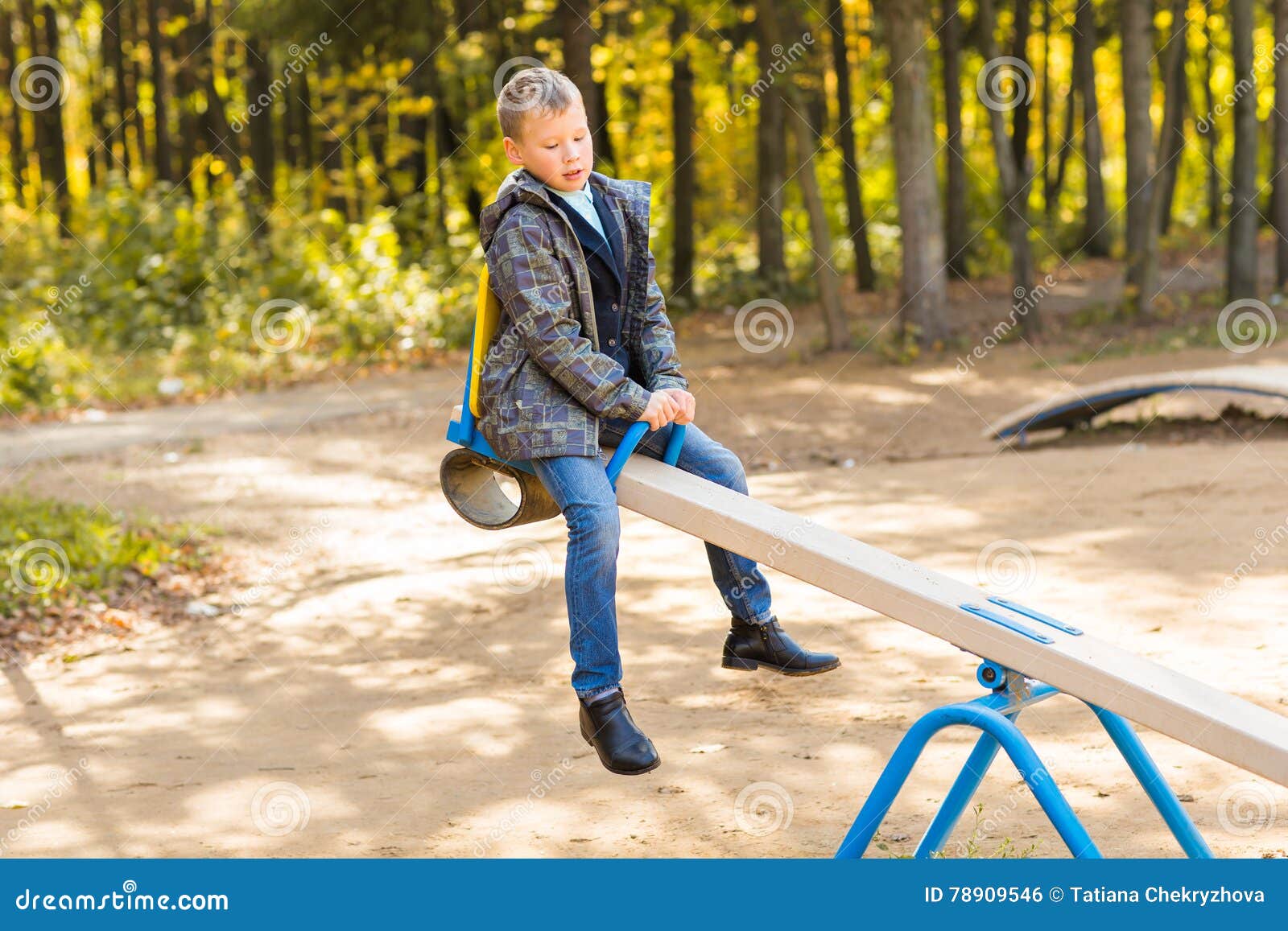 Children Playing on a School Playground during Recess. Stock Photo ...