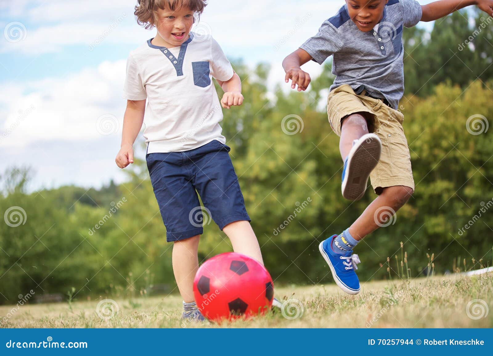 Children playing soccer stock photo. Image of child, sport - 70257944