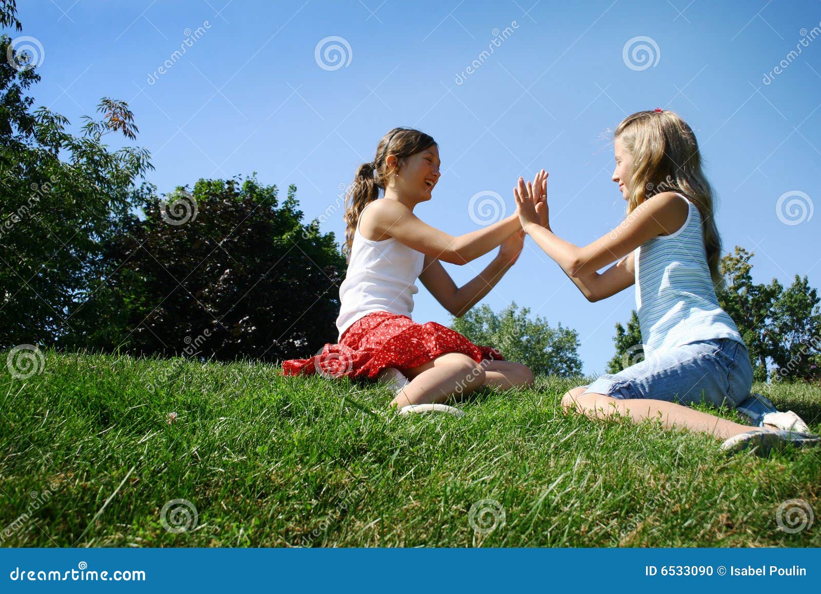 Children playing in summer stock photo. Image of leisure - 6533090