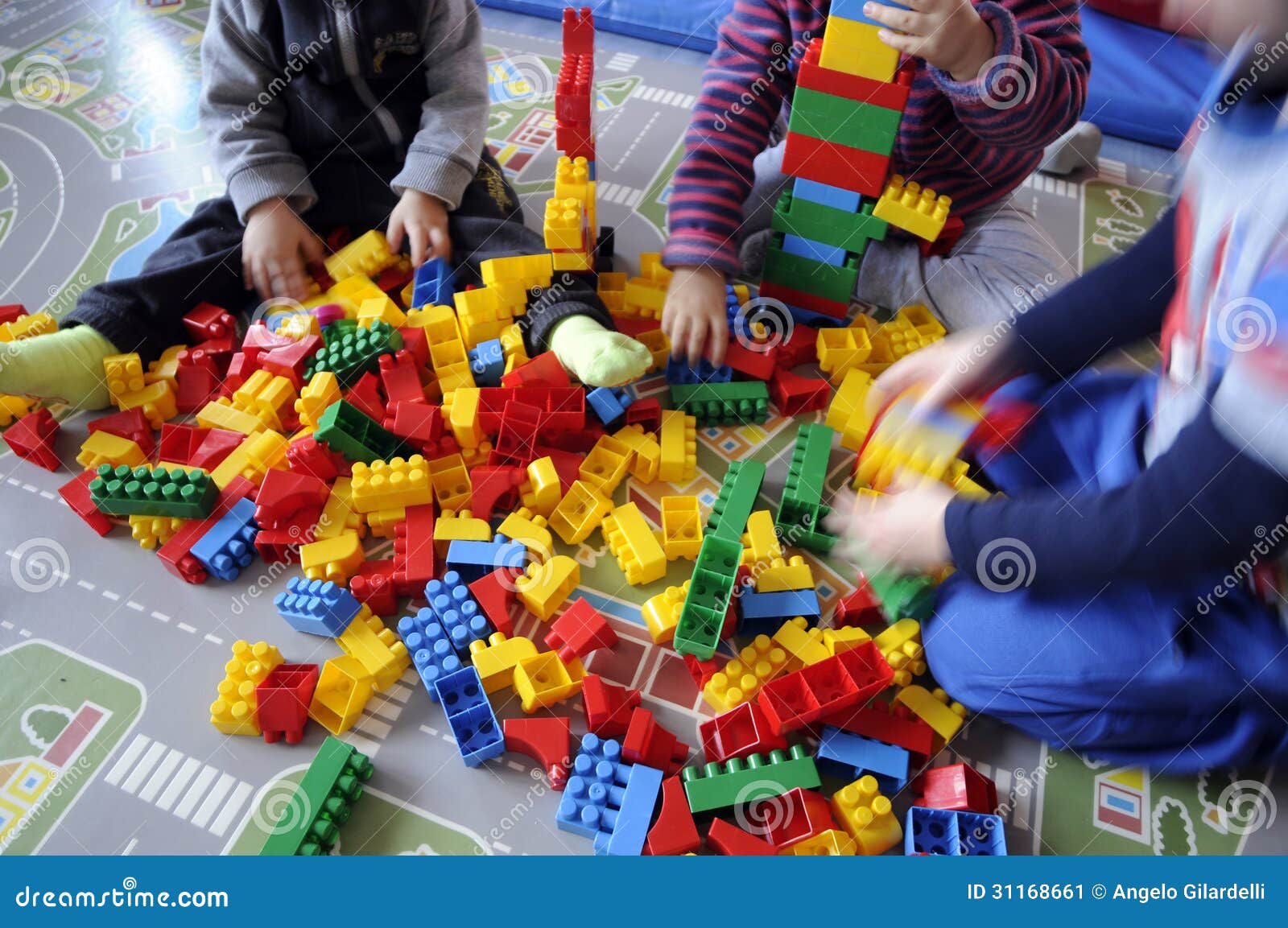 Children playing stock image. Image of plastic, child - 31168661