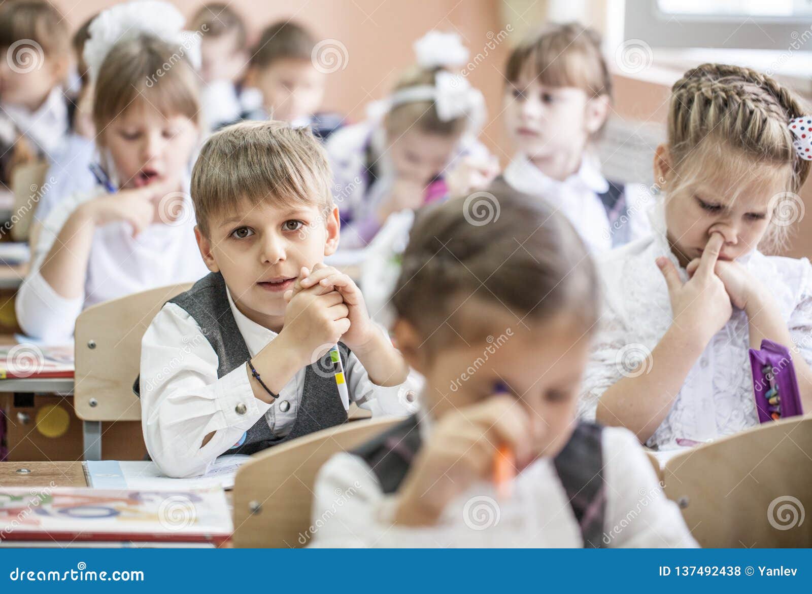 Children from Primary School Stock Photo - Image of kids, head: 137492438