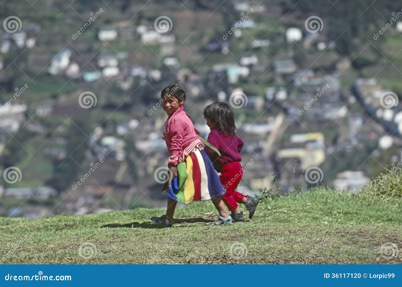 Children in Quito editorial image. Image of ecuador, grass - 36117120
