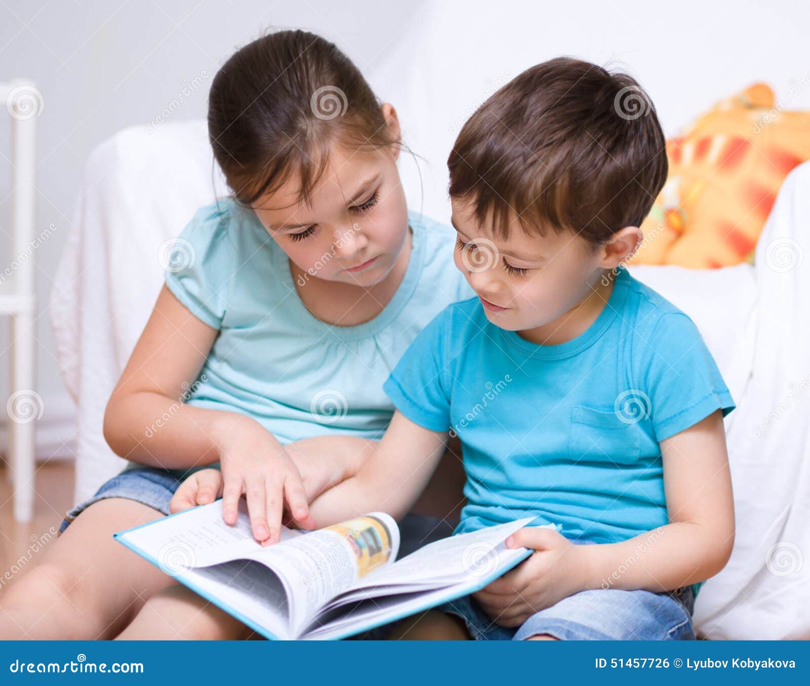 Children is reading book stock photo. Image of learning - 51457726