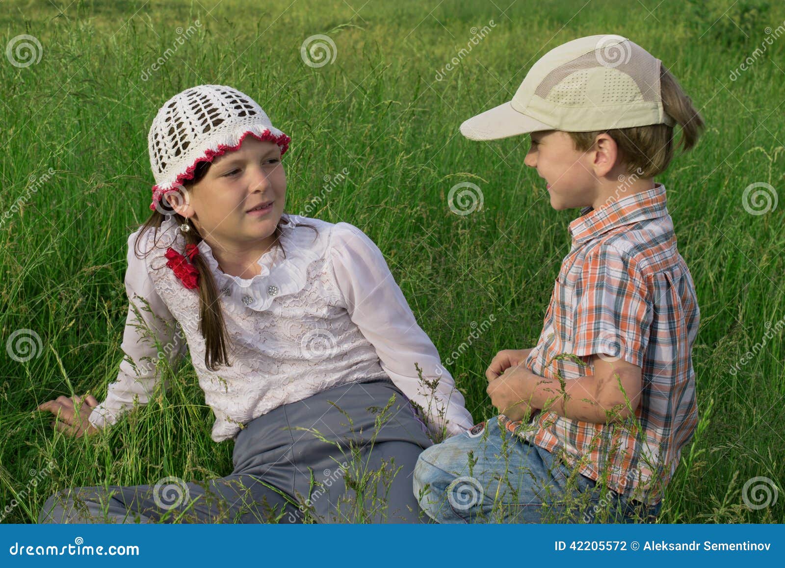 Children rest in nature stock photo. Image of leisure - 42205572