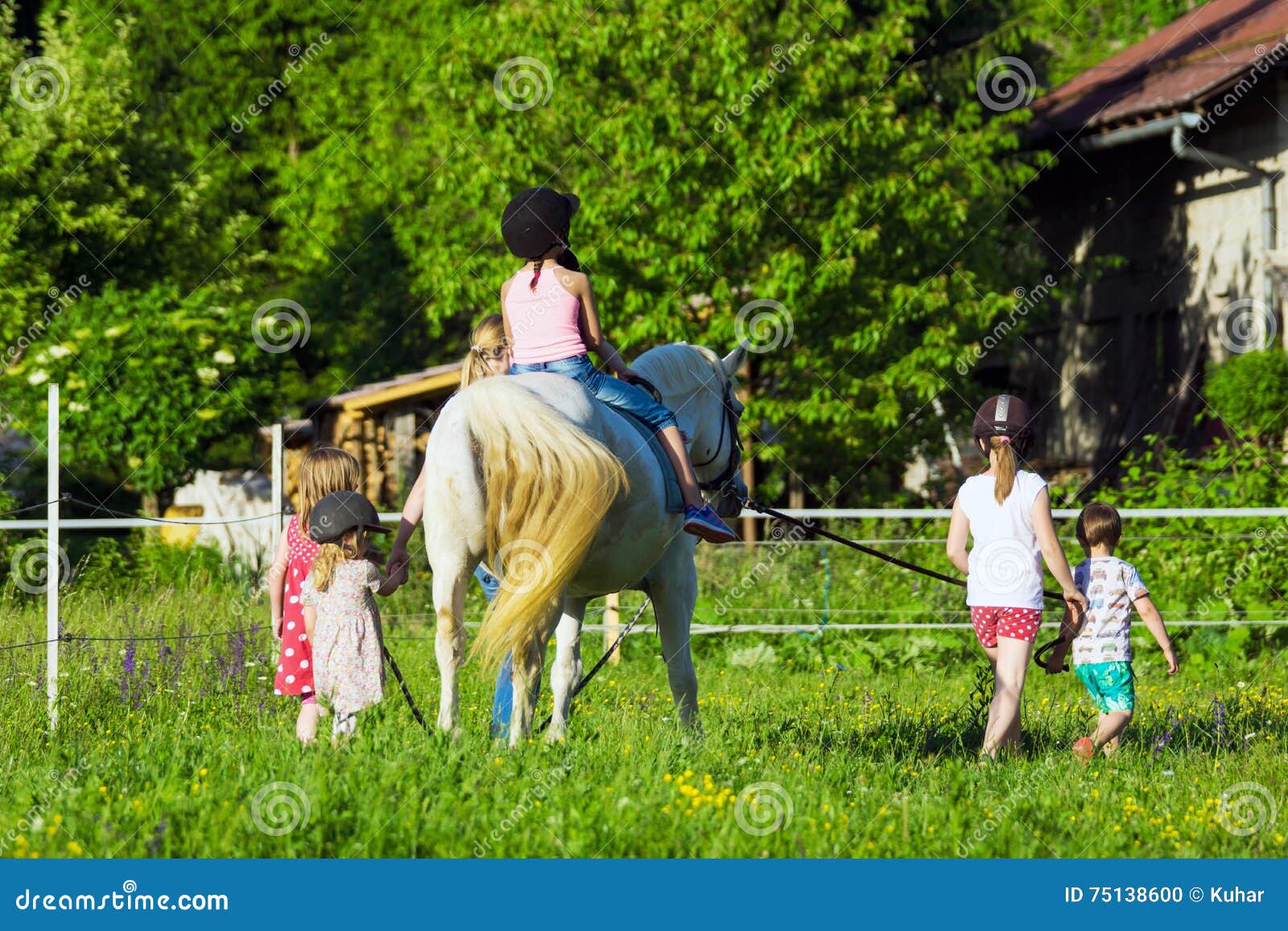 Children Riding A Train Ride In An Amusement Park In IOI Putrajaya ...