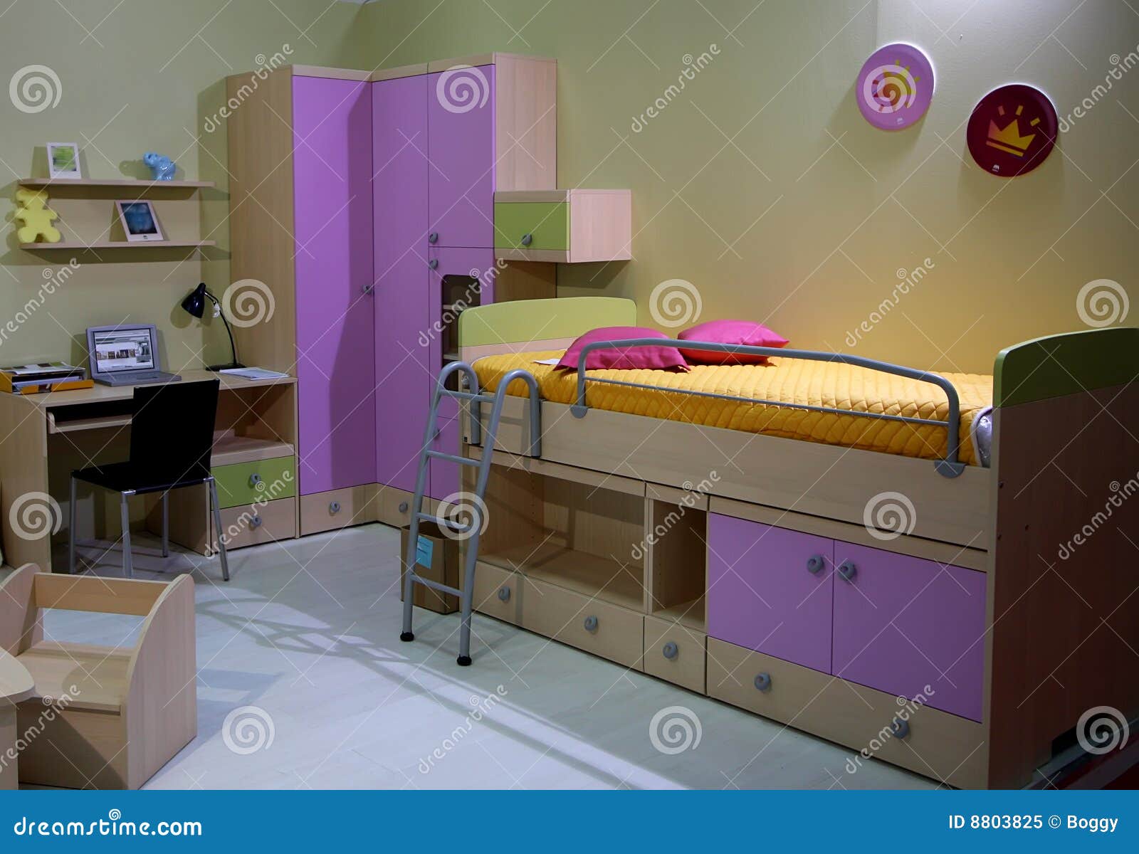 Children room stock image. Image of interior, childhood - 8803825