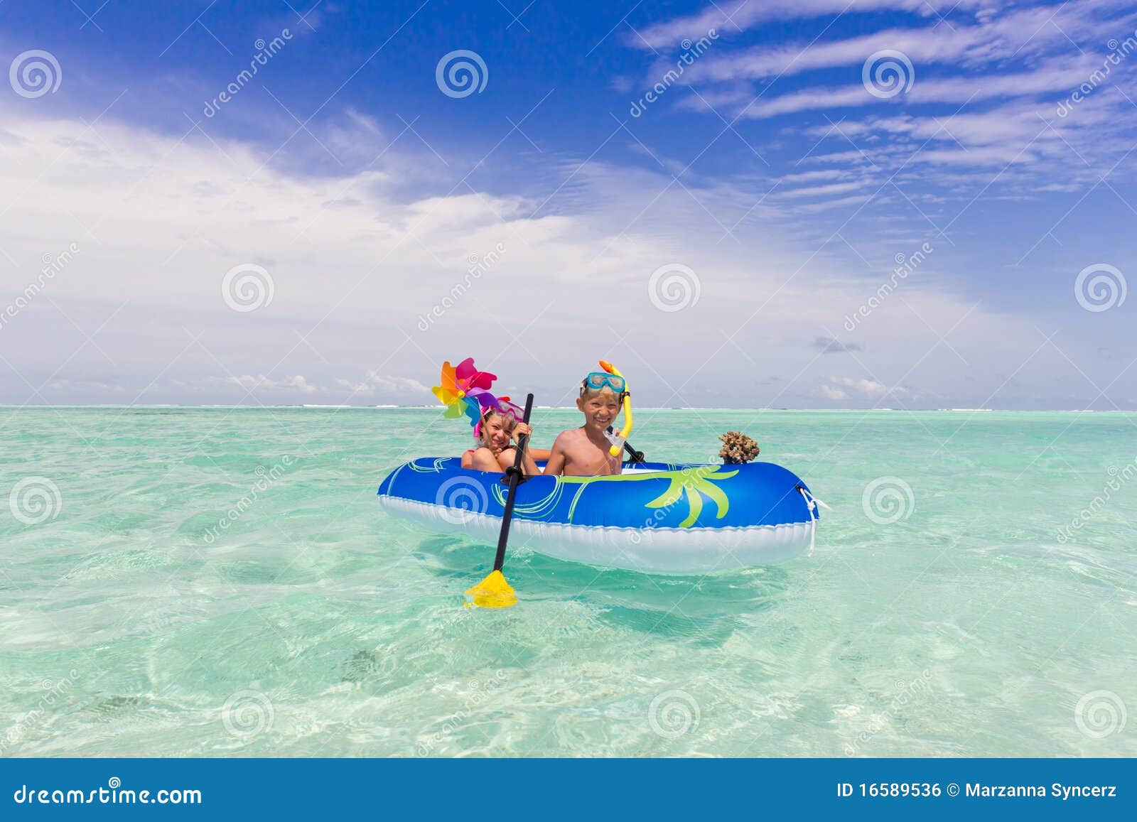 Children in rubber raft stock photo. Image of vacation - 16589536