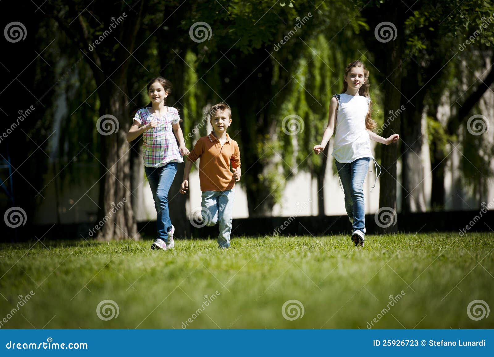 Children running stock image. Image of expressing, moving - 25926723