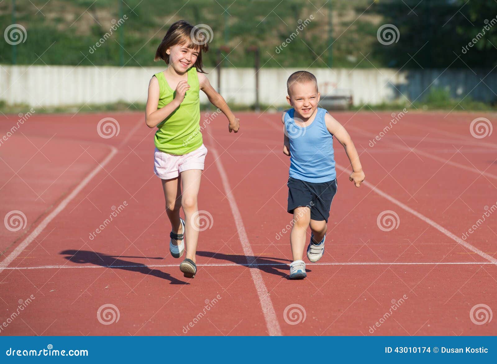 Children running stock photo. Image of girls, competitive - 43010174