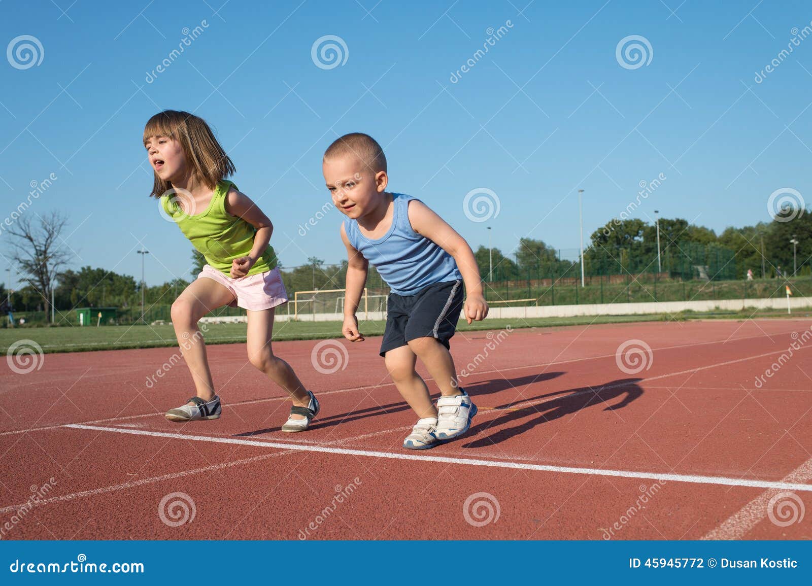 Children running stock photo. Image of healthy, little - 45945772