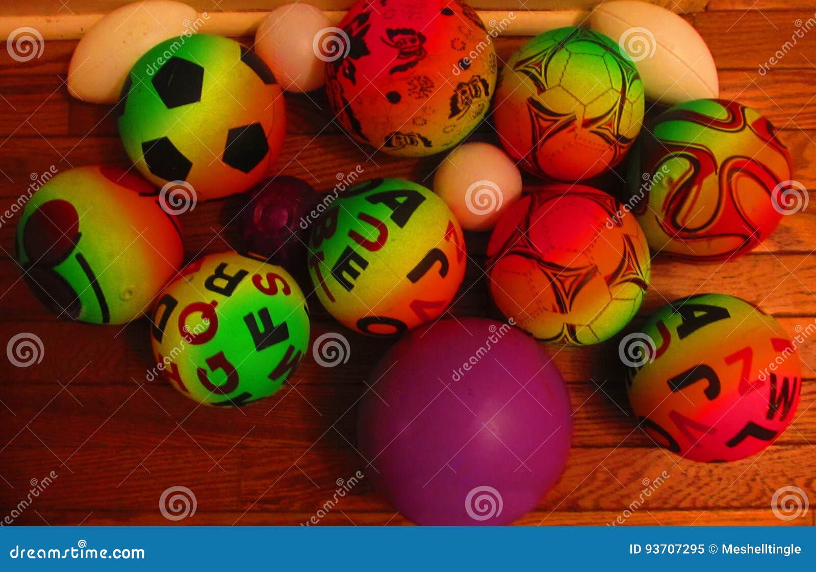 Children S Collection of Balls Stock Image - Image of collection ...