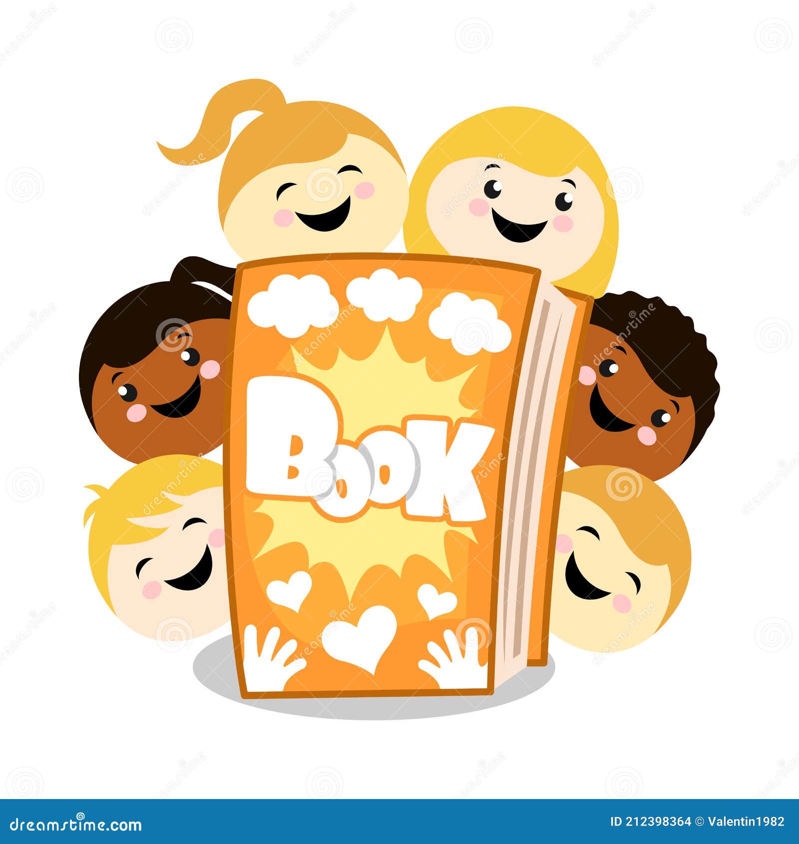 Children`s book cartoon. stock vector. Illustration of printing - 212398364