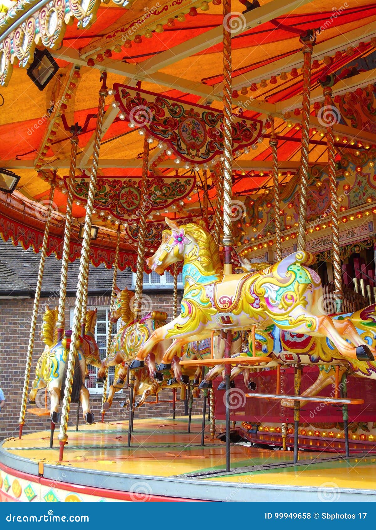Carousel Ride At Riverbanks Center In Marikina, Philippines Editorial ...