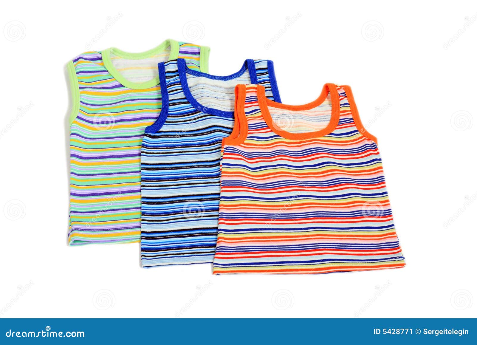 Children s clothes stock image. Image of vests, modern - 5428771