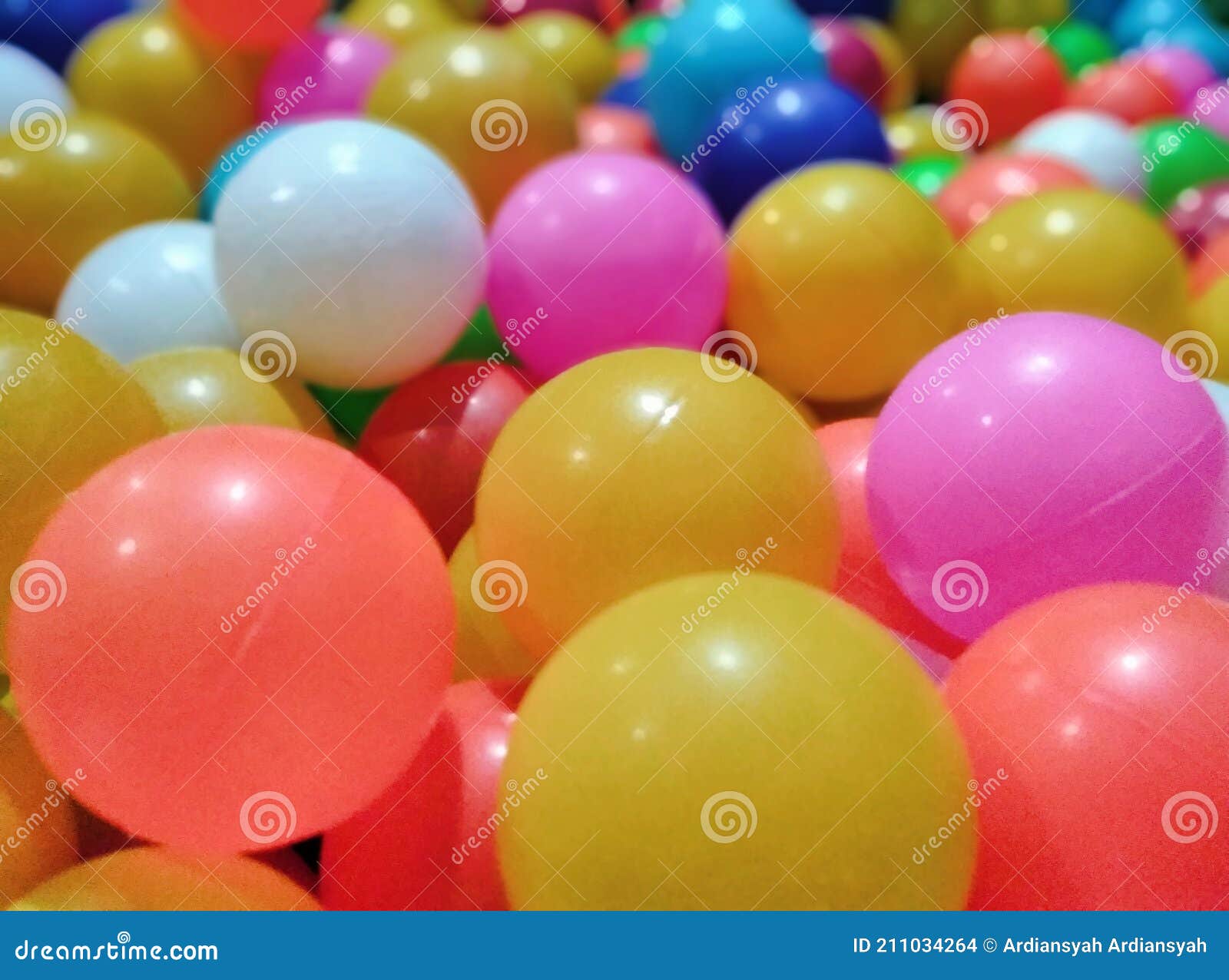 KIDS COLOR BALLS on PLACE of PLAY Stock Photo - Image of childrens ...