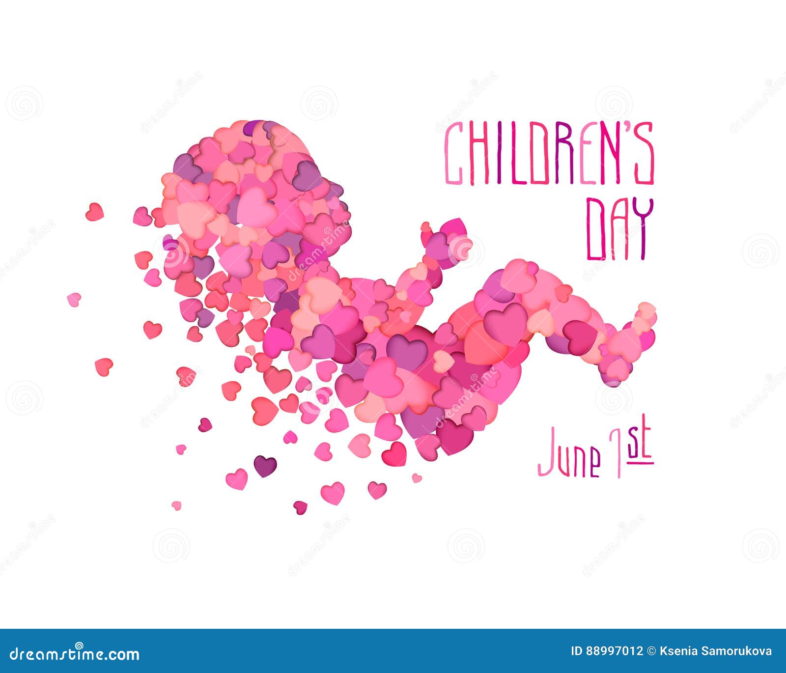 Children`s day. June 1 stock vector. Illustration of newborn - 88997012