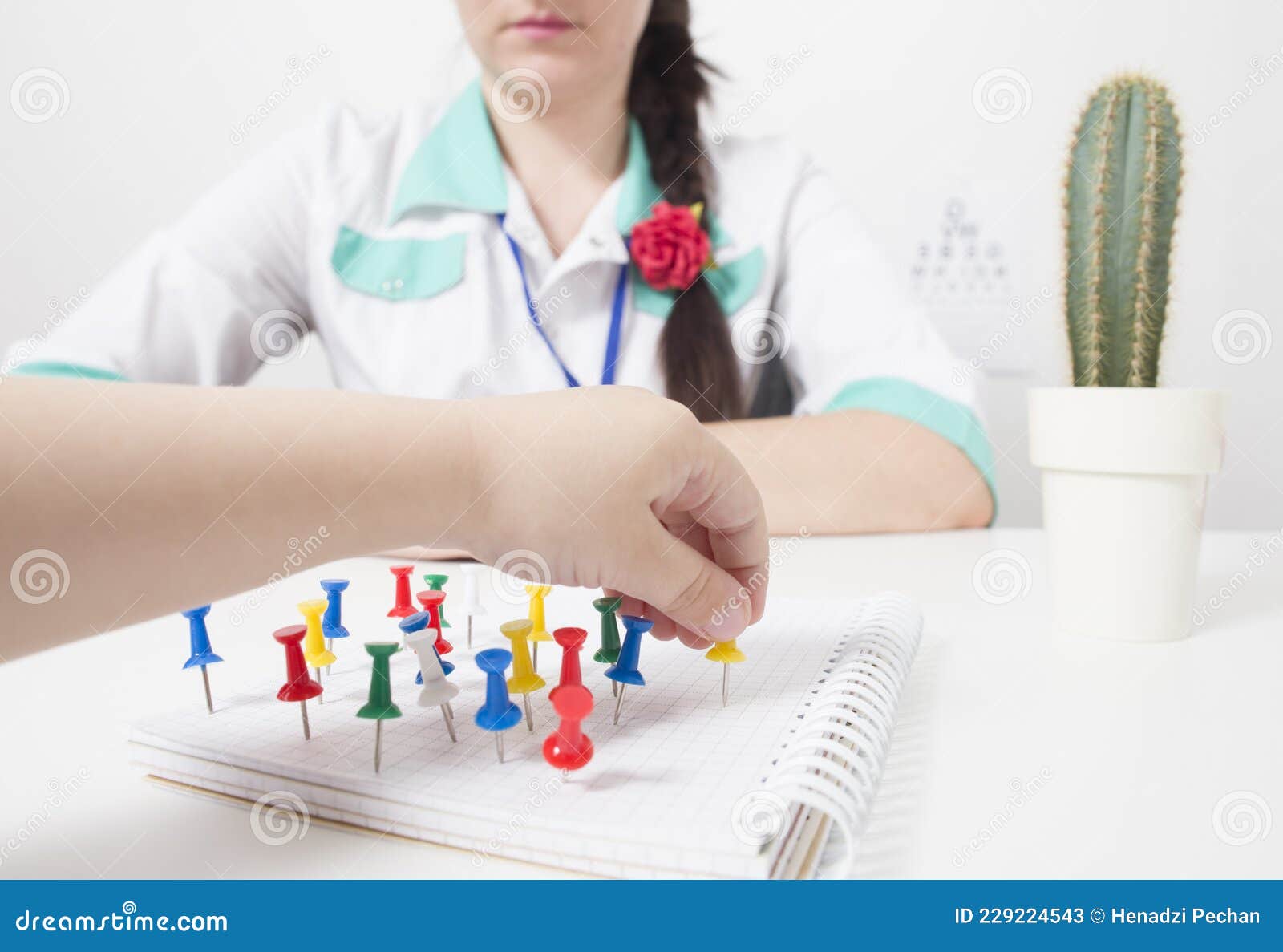 The Children S Doctor Plays with the Child Arrange Multi-colored ...