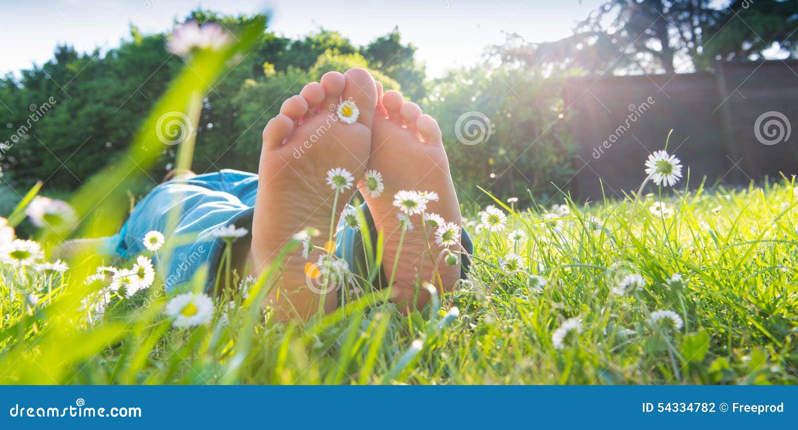Children S Feet in the Grass Stock Photo - Image of spring, lawn: 54334782