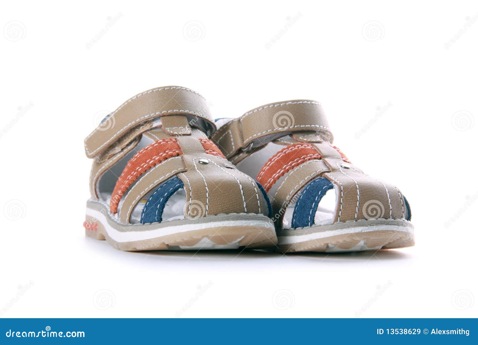 Children s footwear stock image. Image of isolated, summer - 13538629