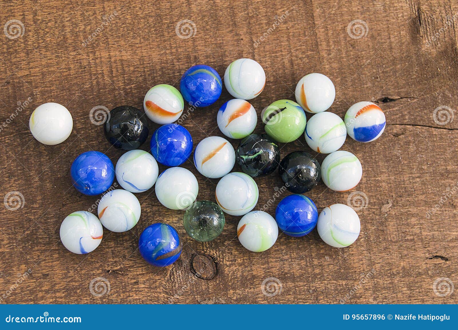 Children`s Games, Playing Marbles, Various Colored Marble Paintings ...