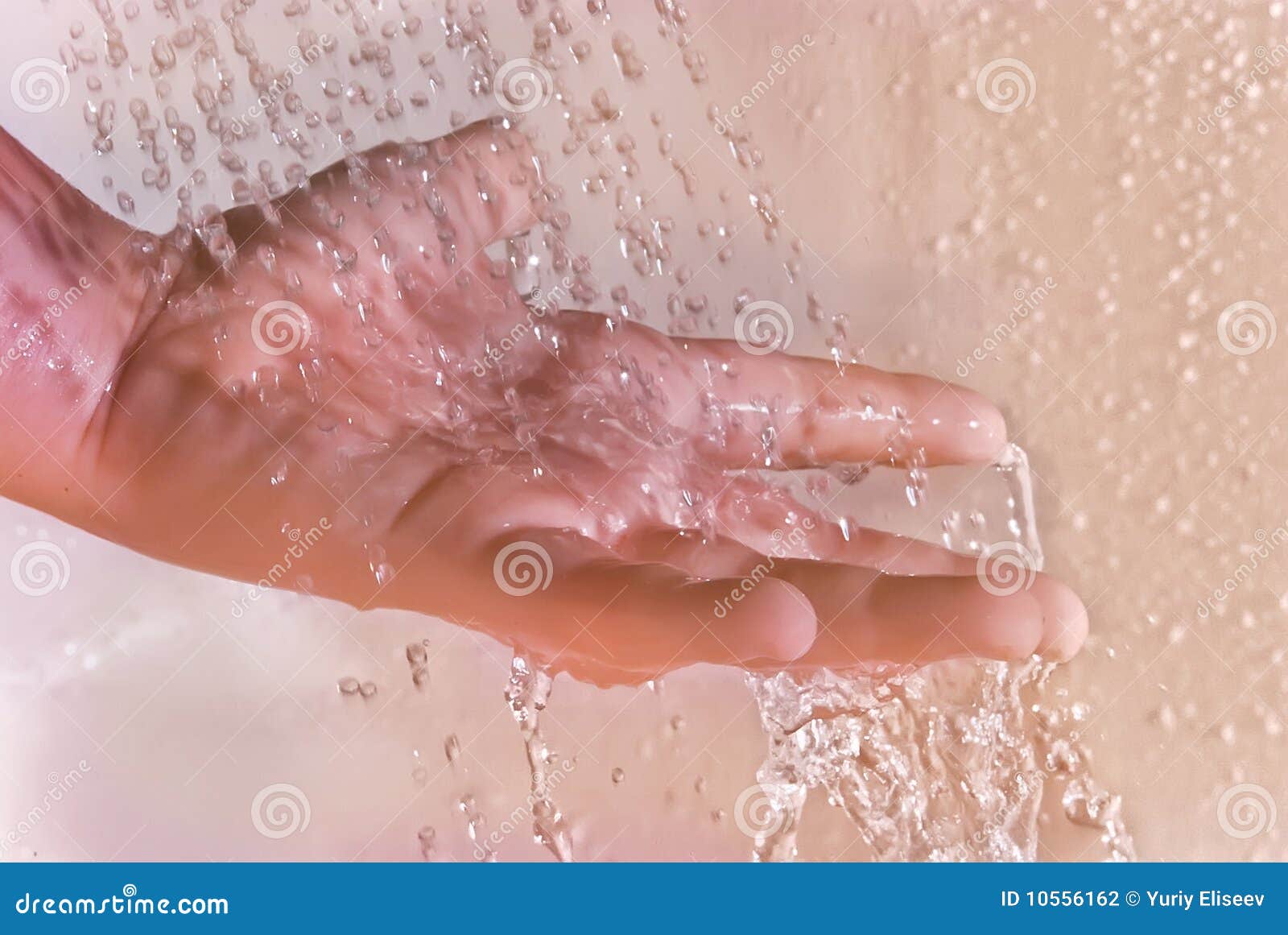 Children S Hand Under the Shower Washing Stock Photo - Image of black ...
