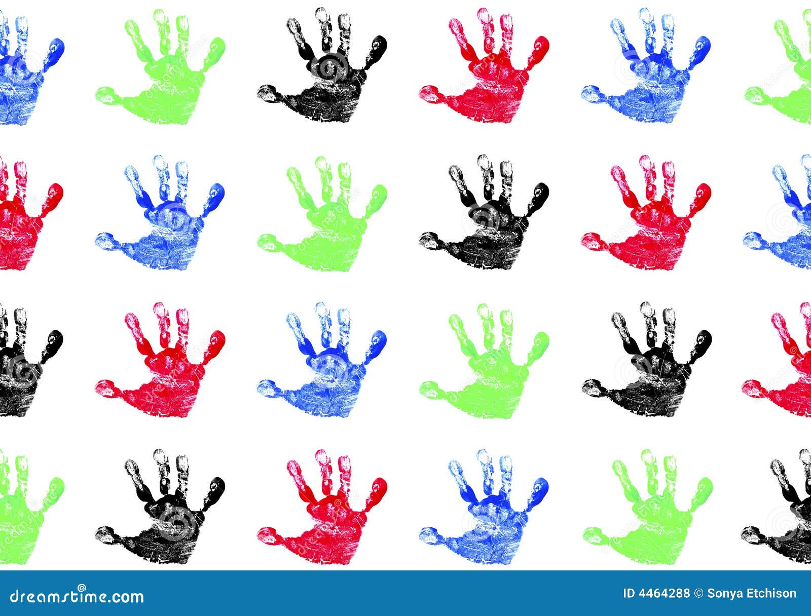 Children s Handprints stock photo. Image of kids, cheerful - 4464288