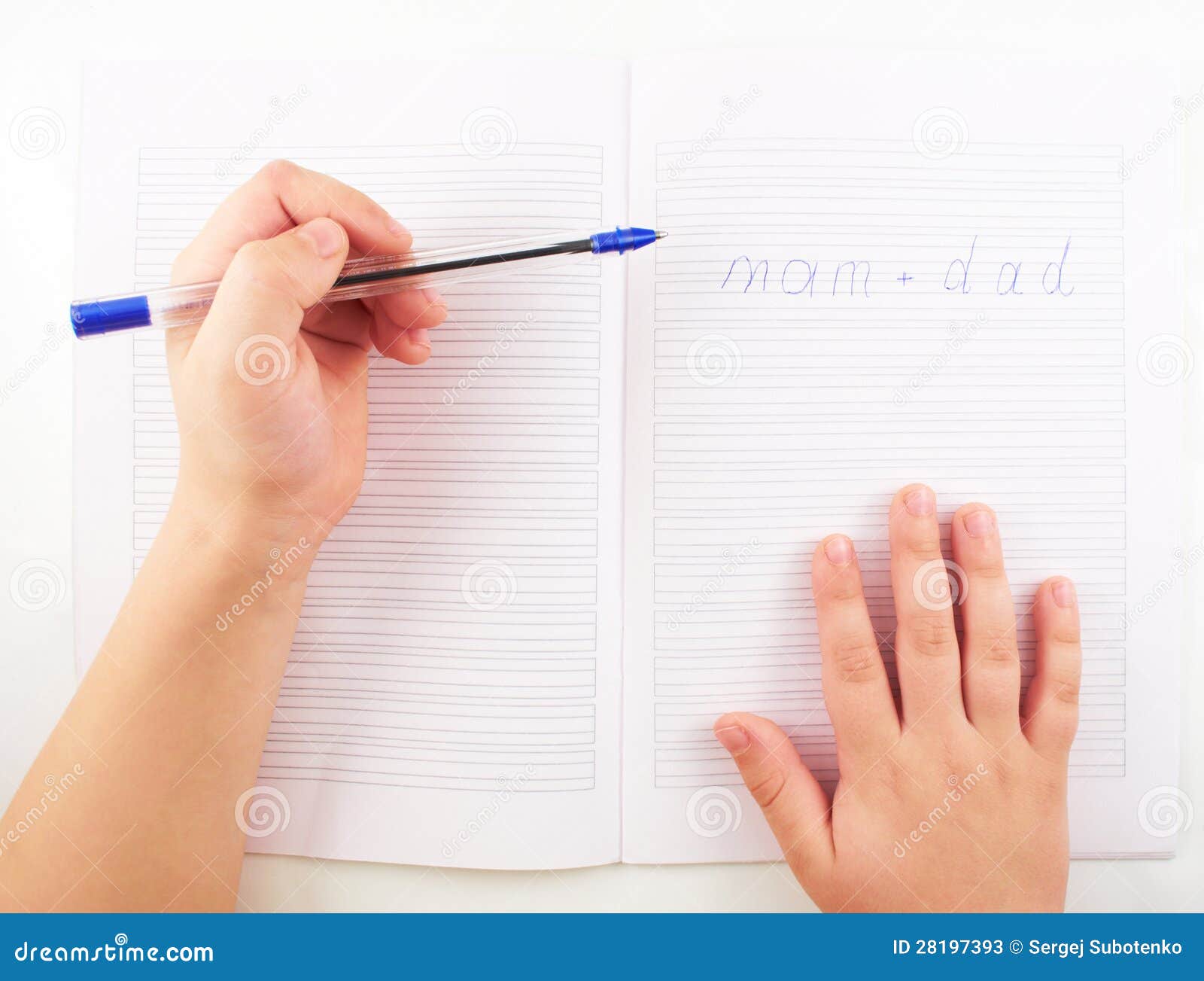 Children s hands stock image. Image of schooling, english - 28197393