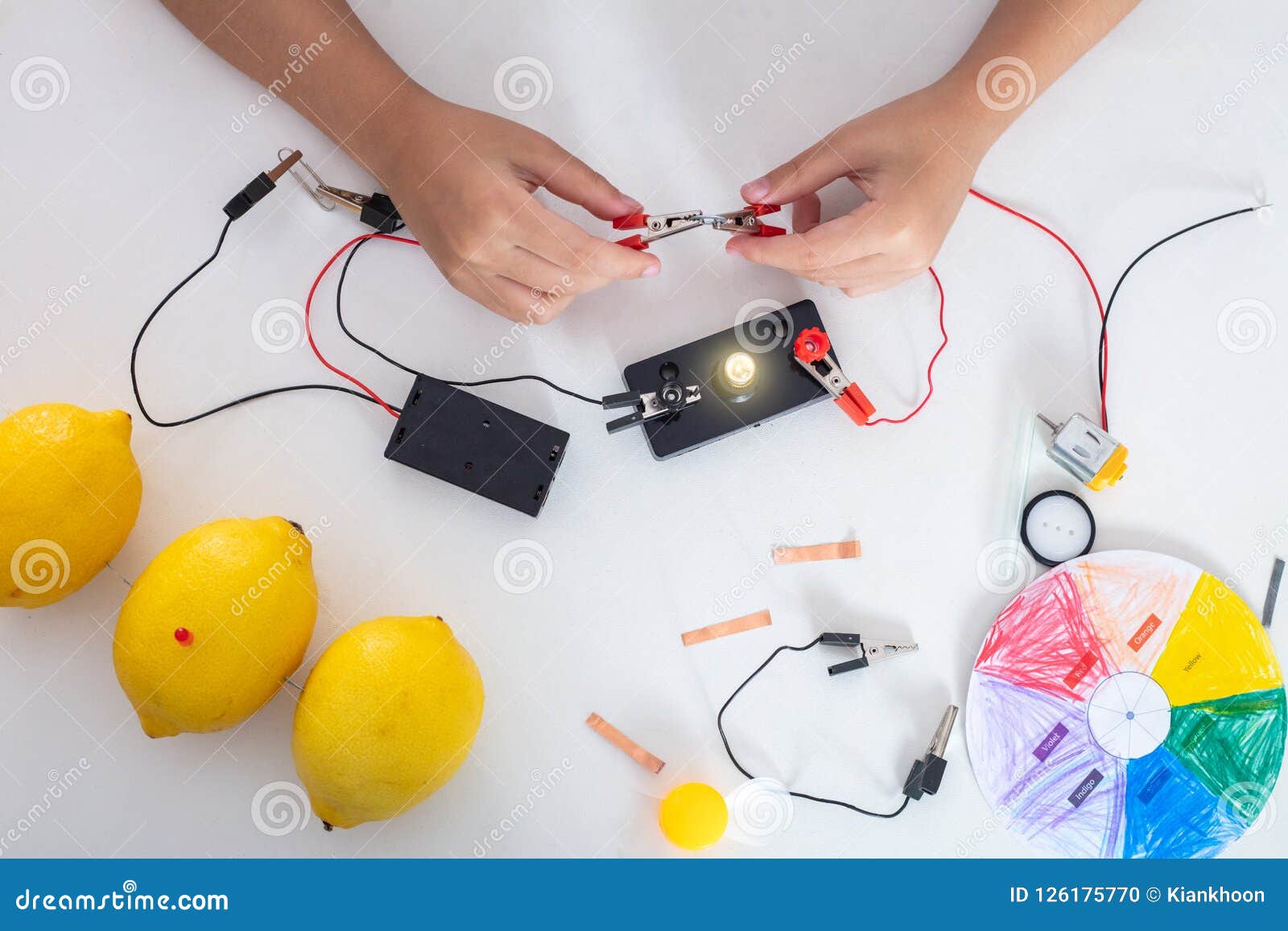 The Children`s Hands Doing Experiments Stock Photo - Image of knowledge ...