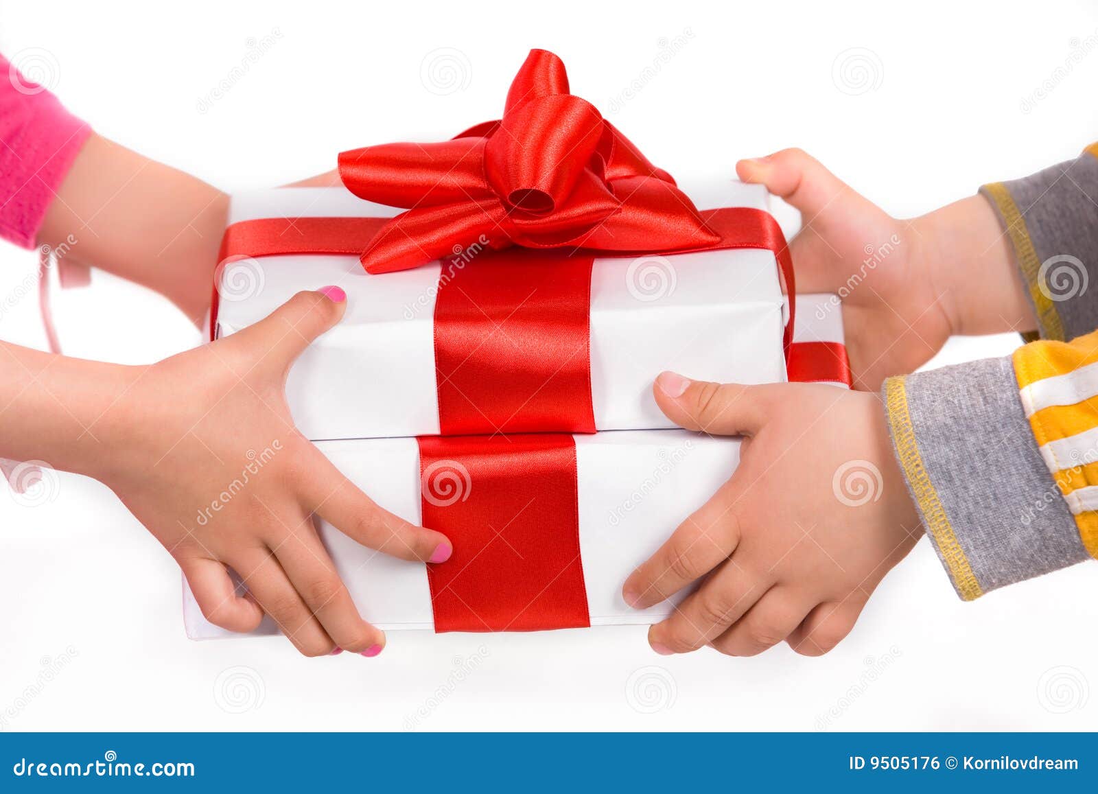 Children S Hands with Gift Boxes Stock Photo - Image of cheerful ...