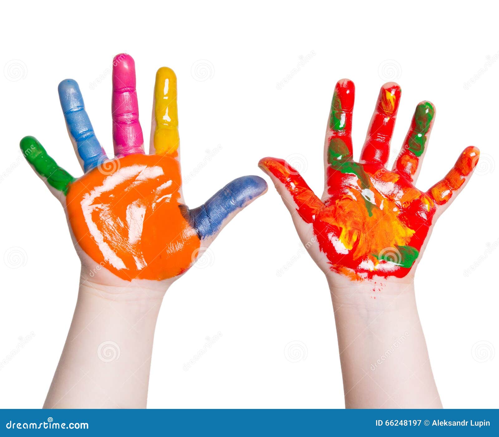 Children S Hands are Stained Stock Image - Image of white, childrens ...