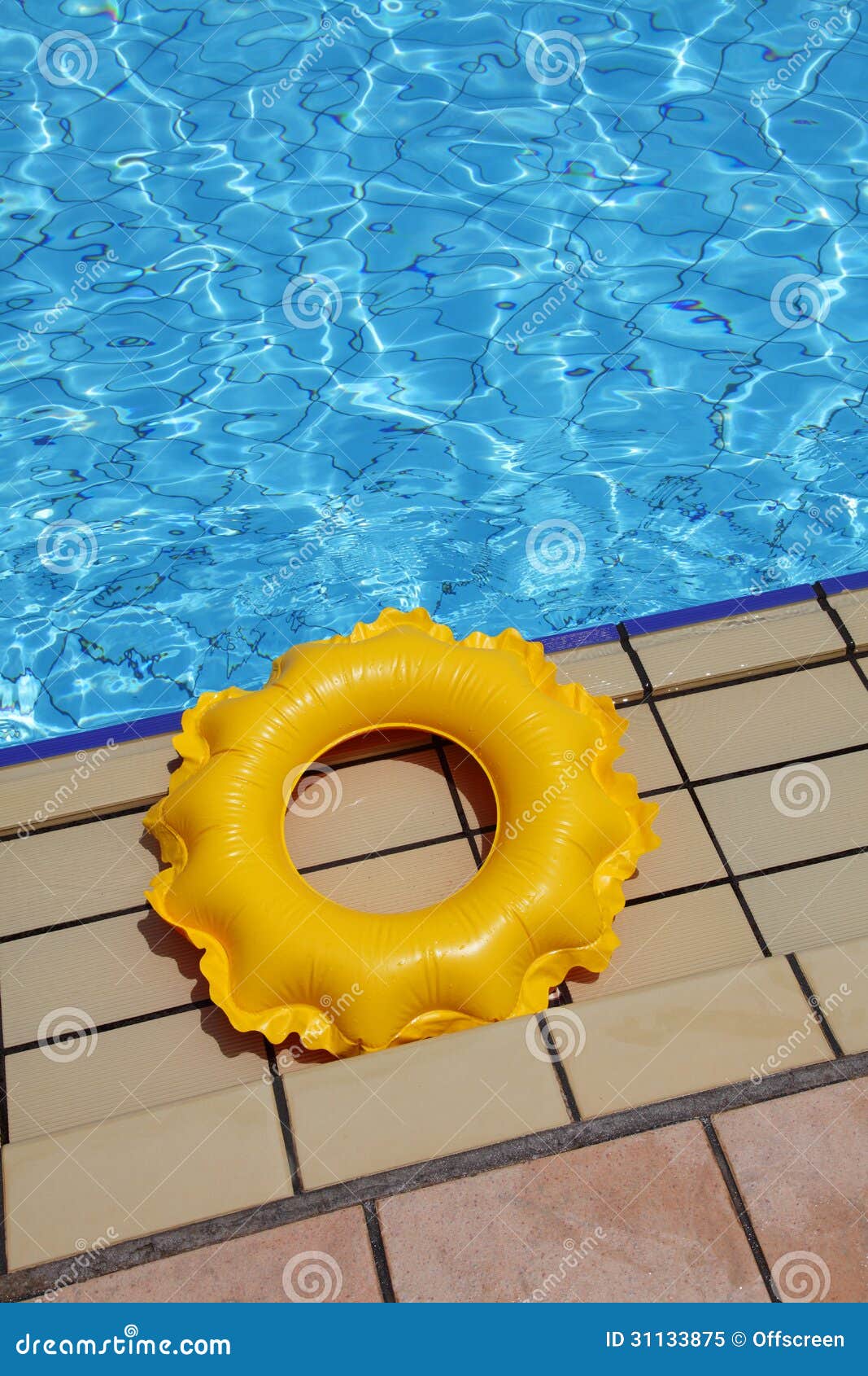 Children S Inflatable Circle Stock Image - Image of swimming, outdoors ...