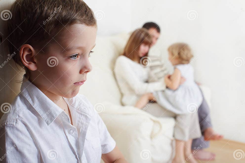 Children s jealousy stock image. Image of adult, hopelessness - 11594363