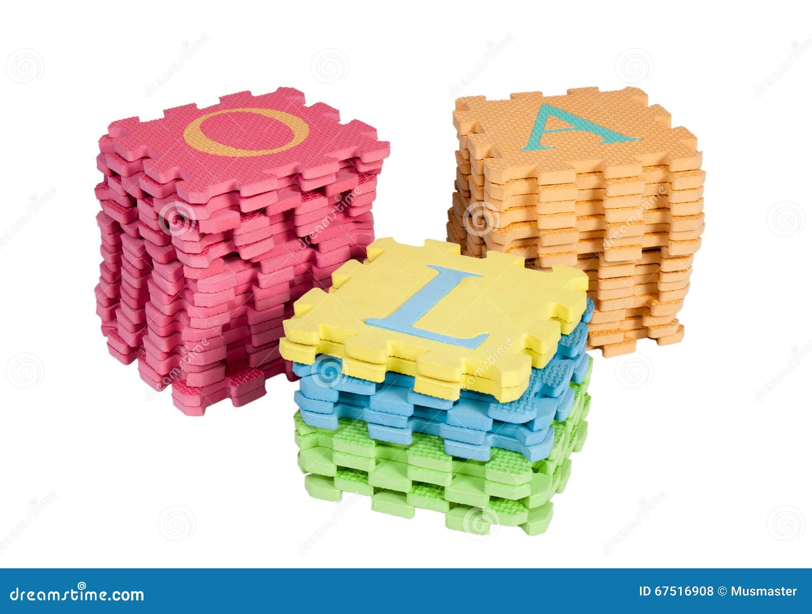 Children S Mat with Letters Stock Photo - Image of letters, level: 67516908