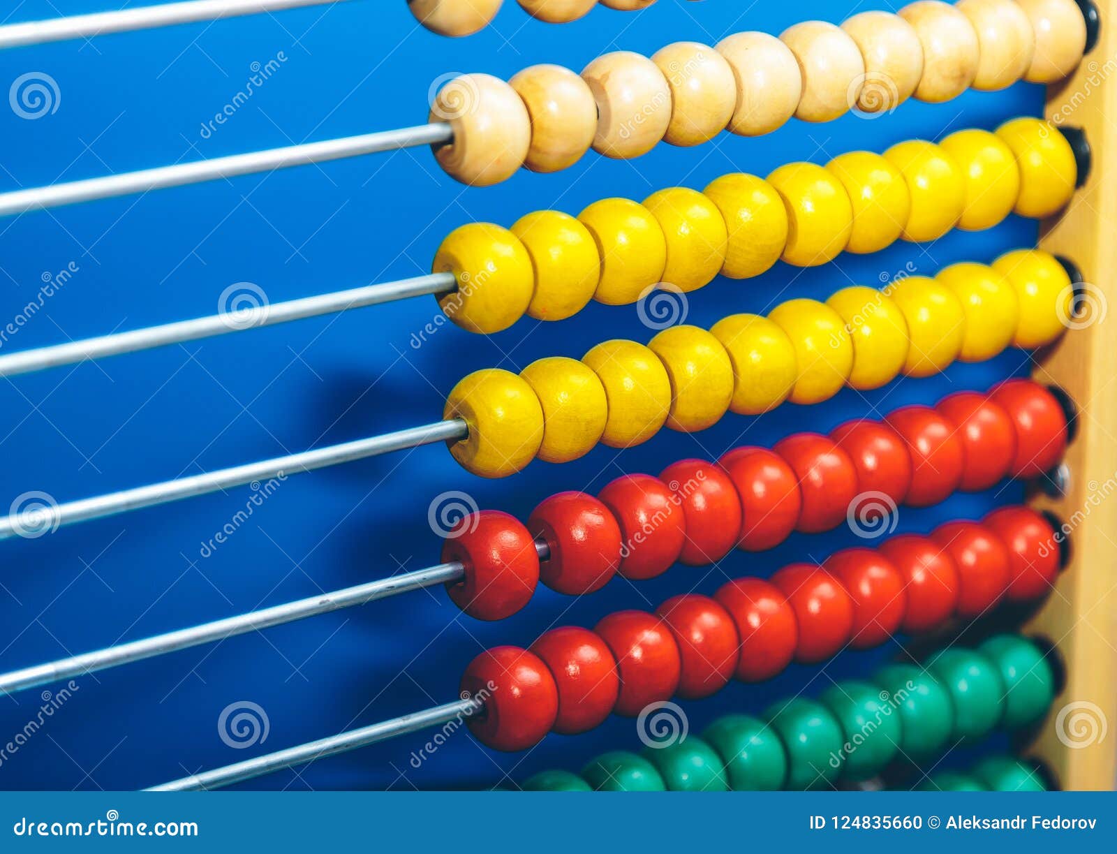 Children`s Multi-colored Abacus Stock Photo - Image of education ...