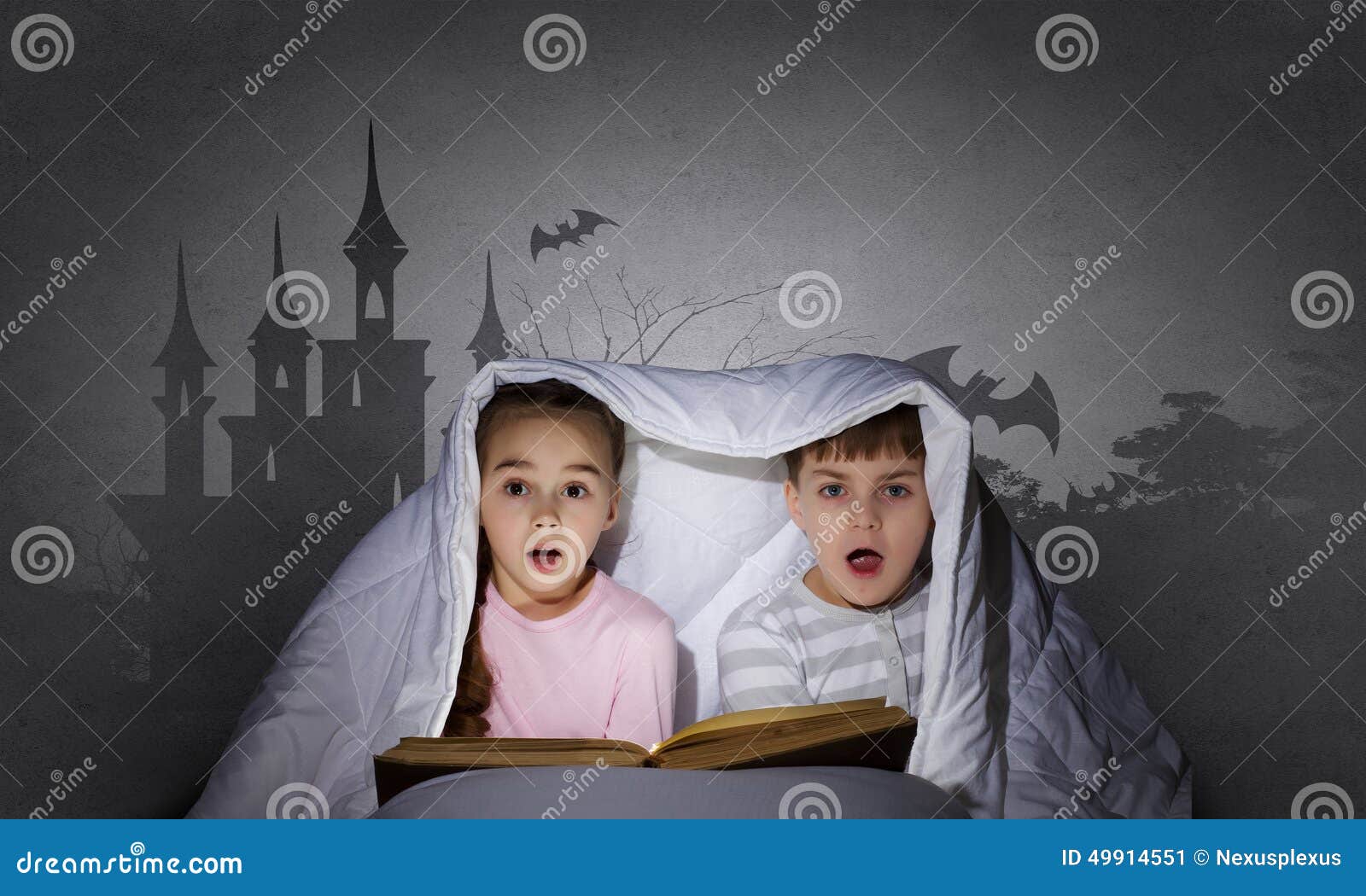 Children s nightmares stock image. Image of ghost, monster - 49914551