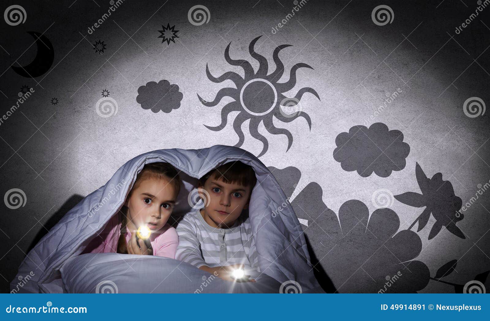 Children s nightmares stock image. Image of childhood - 49914891