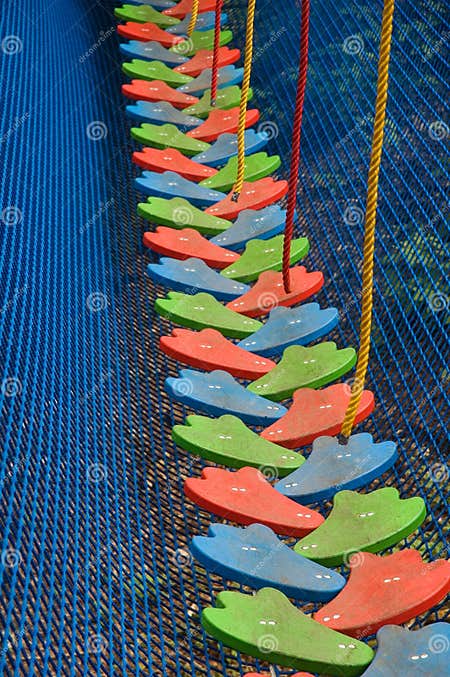 Children S Obstacle Course from Ropes Stock Image - Image of outdoor ...