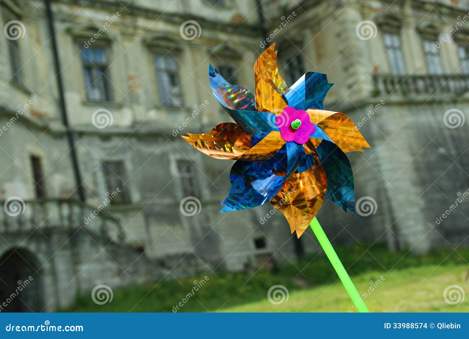 Children s pinwheel stock photo. Image of wind, happy - 33988574