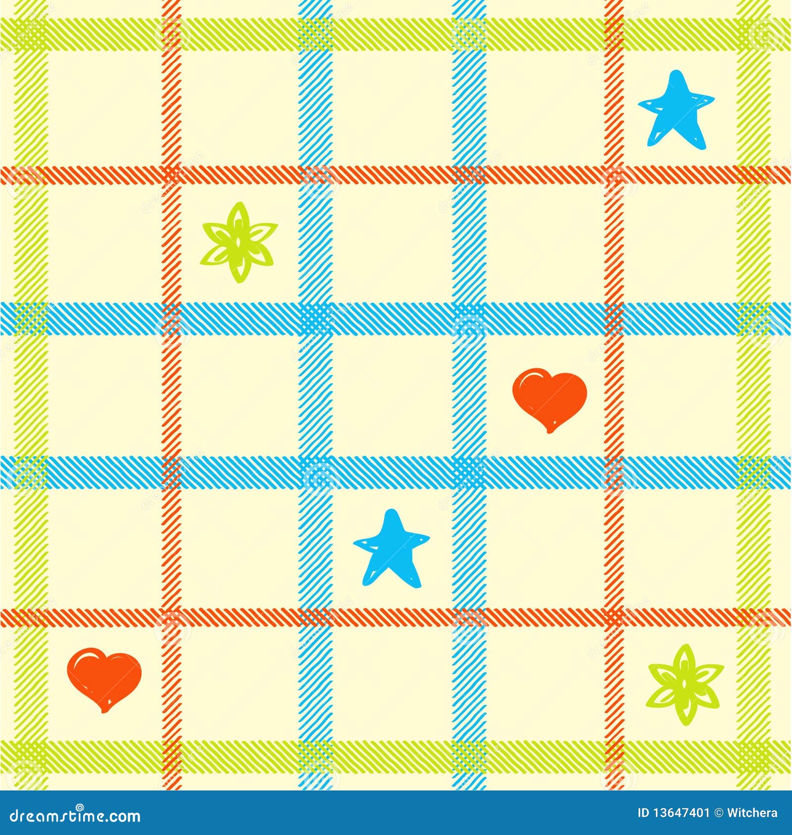 Children s plaid pattern stock illustration. Illustration of fiber ...