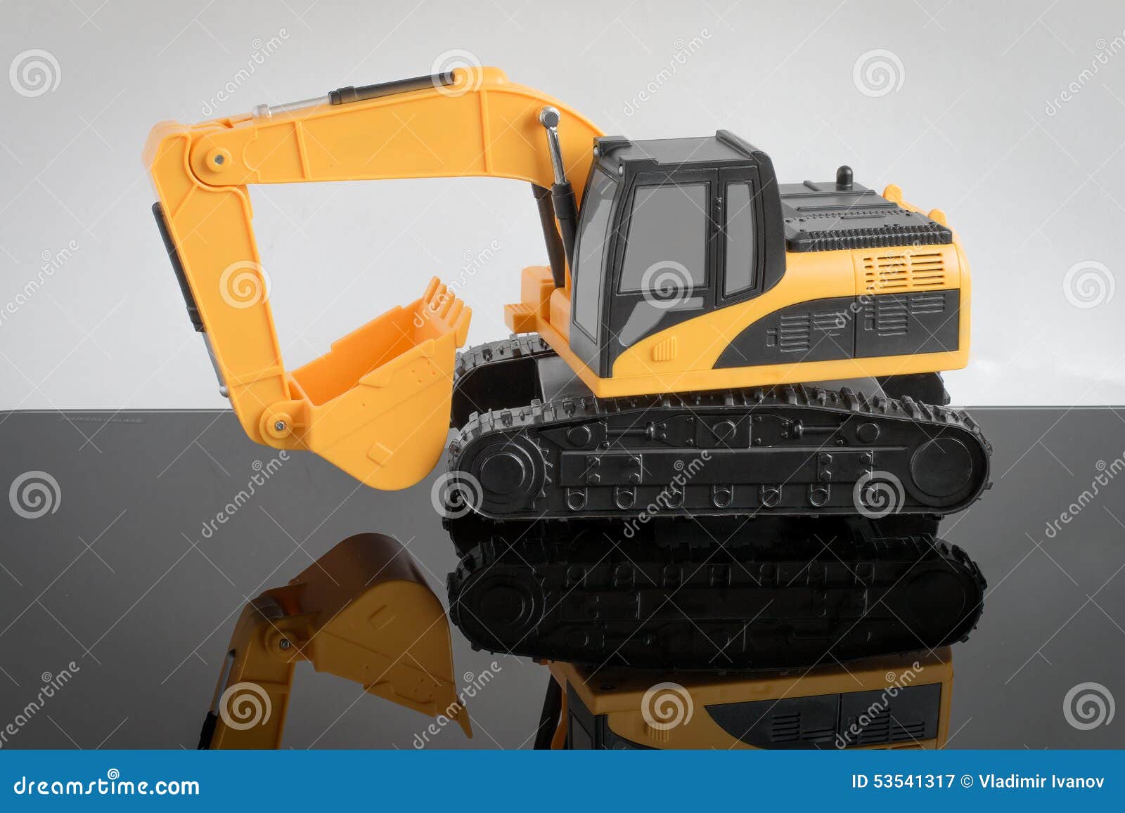 Children S Plastic Excavator Stock Image - Image of development, ladle ...