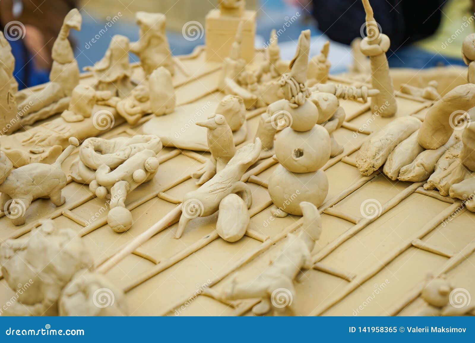 Children`s Plasticine Figurines at the Master Class on Modeling of ...