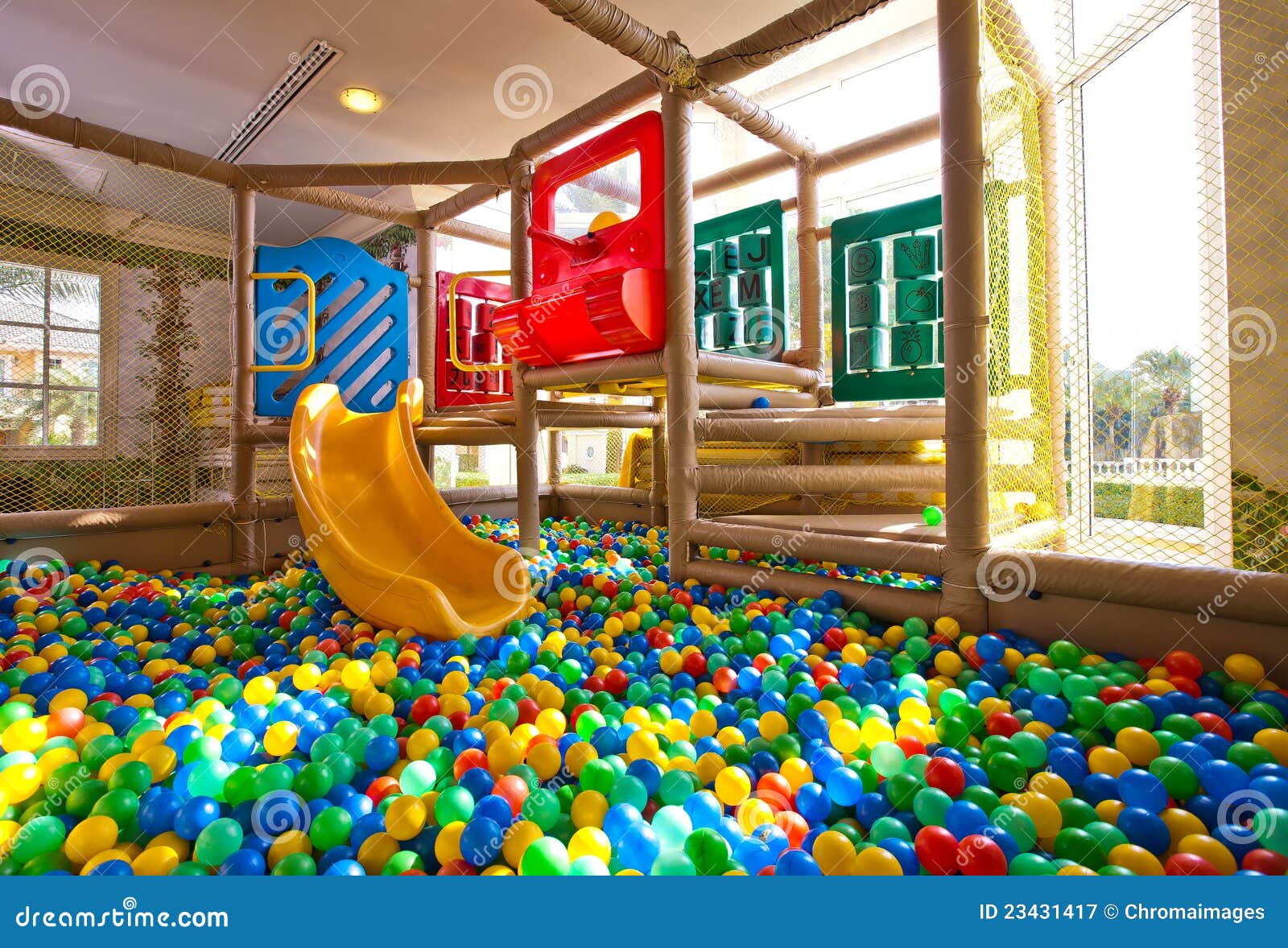 Children s Play Ground stock image. Image of daycare - 23431417