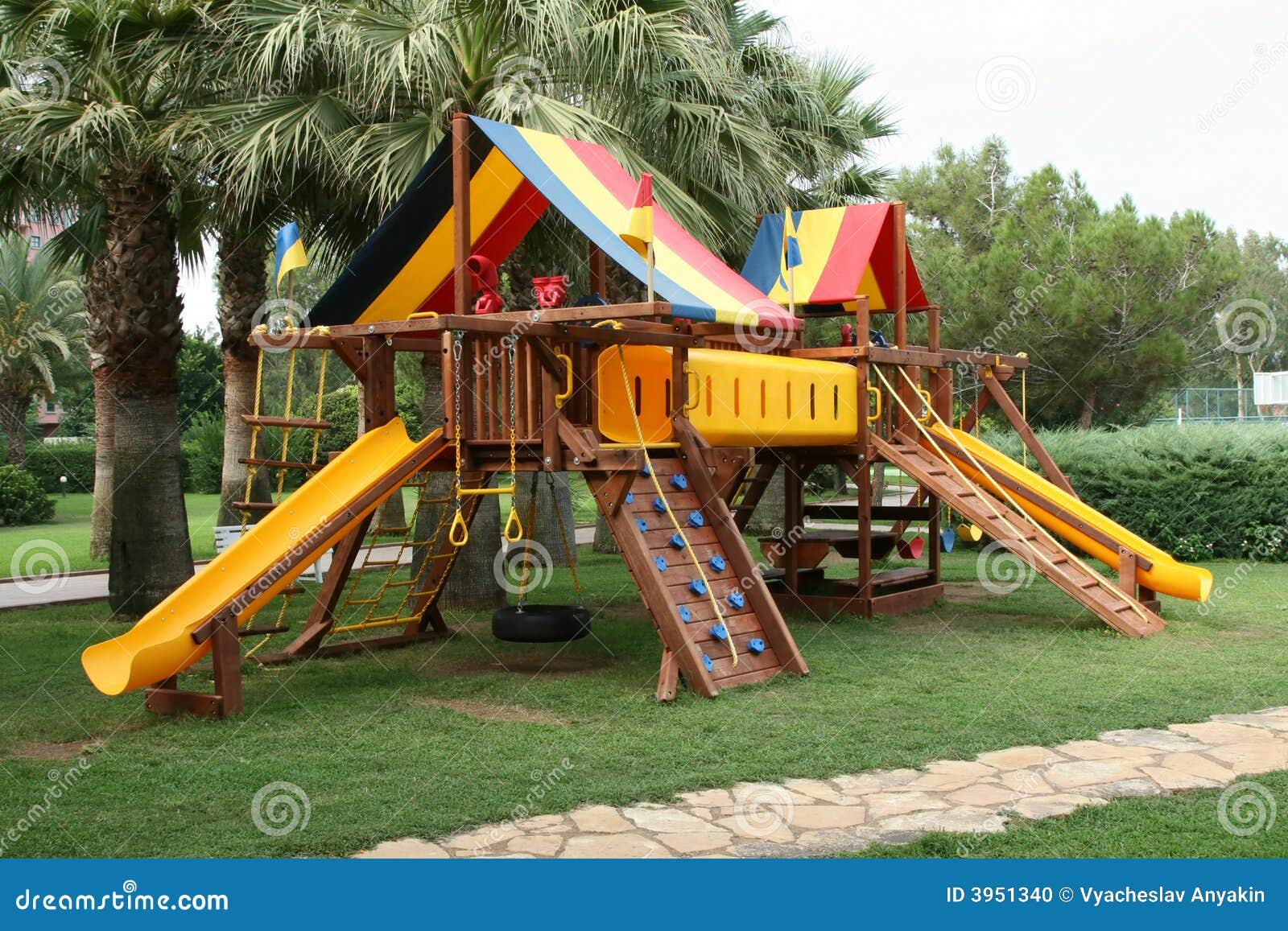 Children S Playground for Games Stock Photo - Image of colors, happy ...