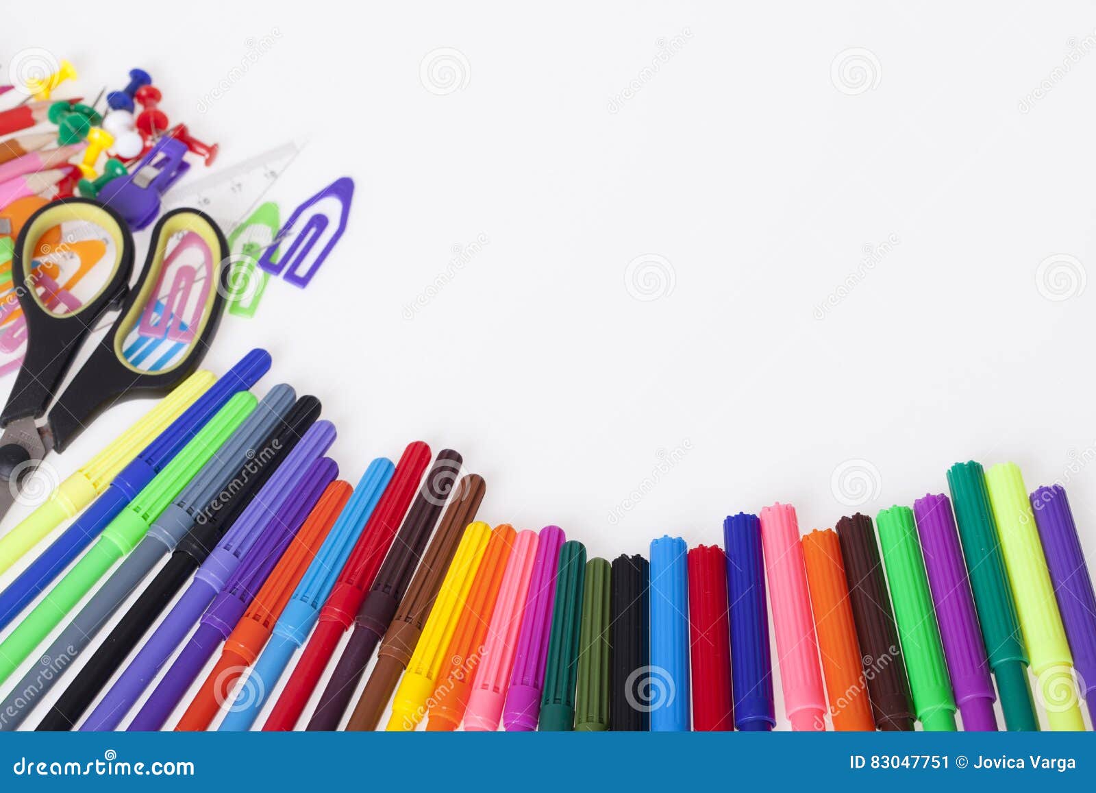 Children`s school supplies stock image. Image of education - 83047751