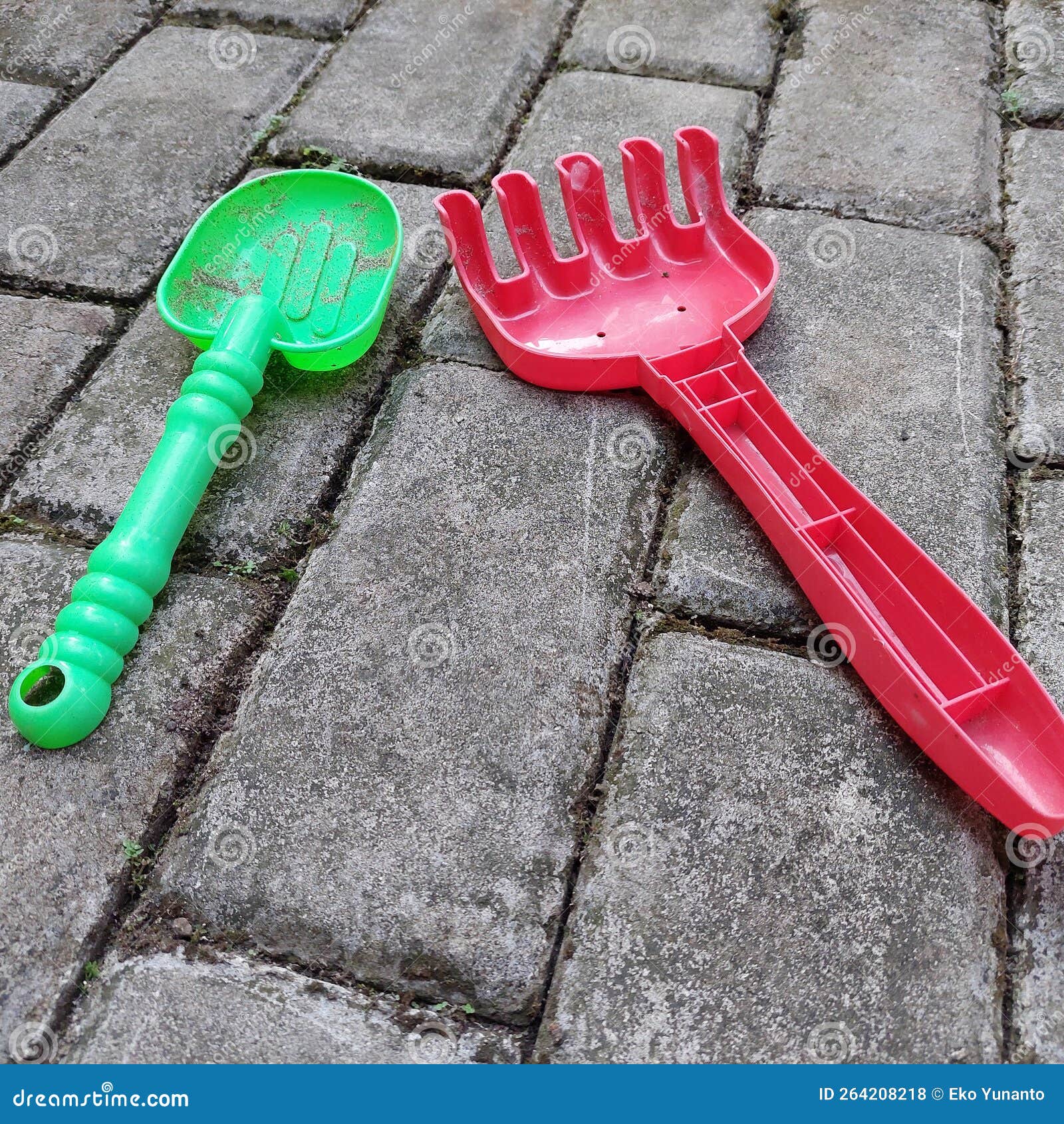 Children S Shovel Toy for Digging Soil or Sand Stock Photo - Image of ...